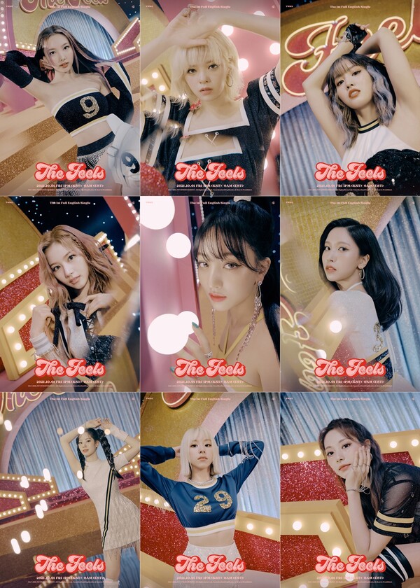 트와이스, 첫 영어 싱글 'The Feels' 개인 포토 공개!