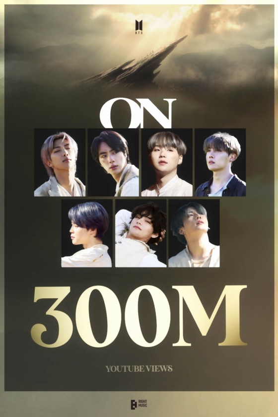BTS' 'ON' music video surpasses 300 million views