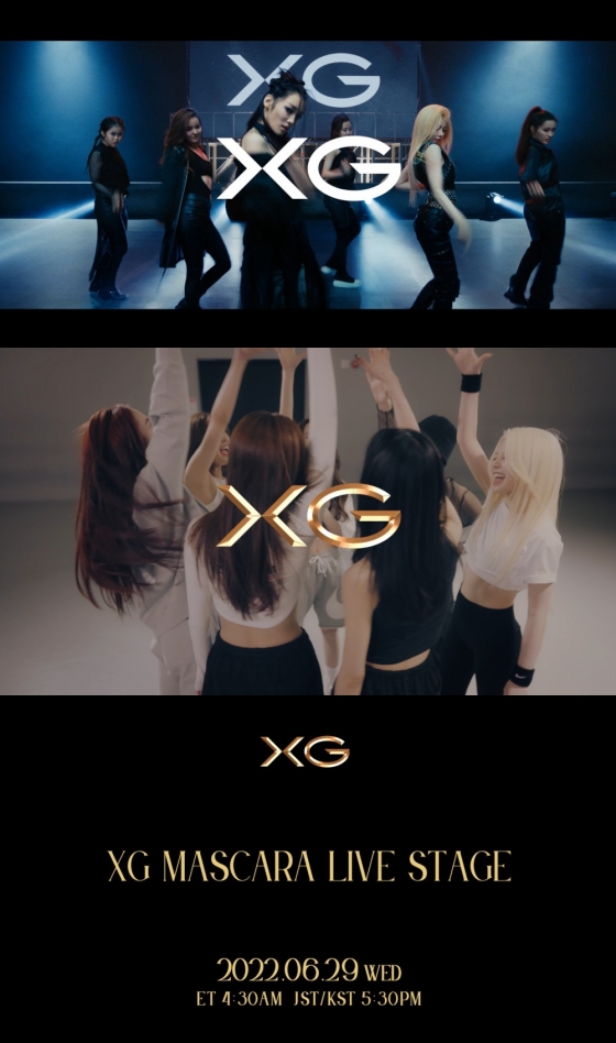 First stage of 'Mascara' through XG's live stage on the 29th