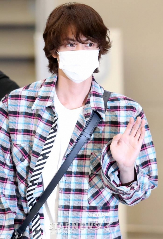 BTS Jin Arrive Korea After performing in Argentina