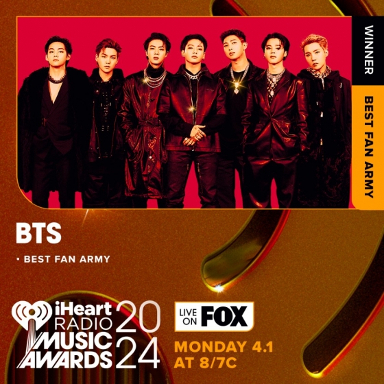 BTS, Honored as 'Best Fan Army' for the 7th Consecutive Year
