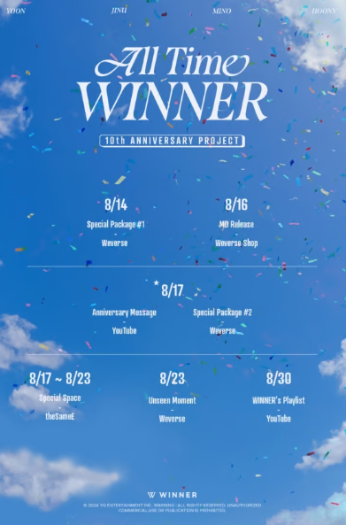WINNER Reveal Special Project Plan