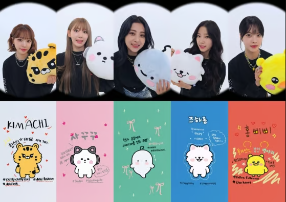 LE SSERAFIM launch official characters "FIM'S CLUB"