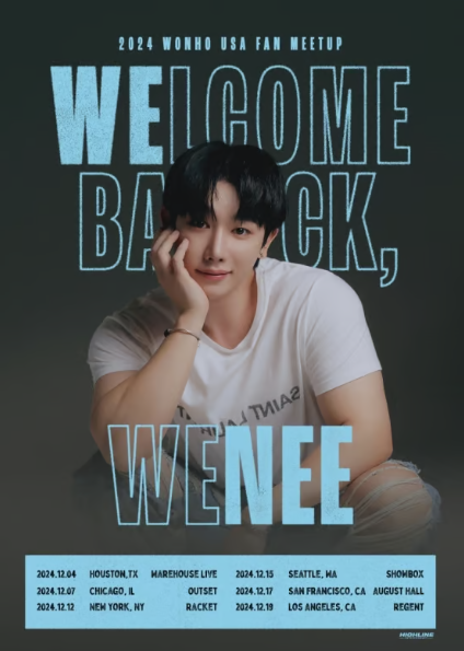 Wonho Return with his first fan meeting tour in the U.S