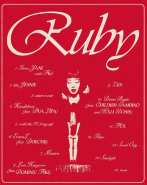 Global Spotlight on BLACKPINK's Jennie… 'Ruby' Tracklist Unveiled